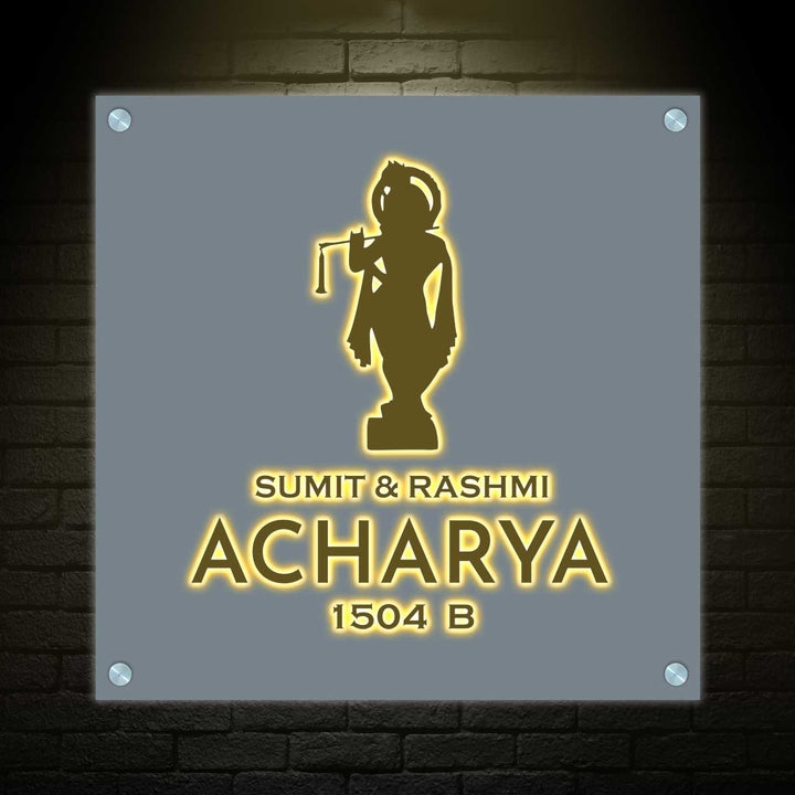 Light Name Plate-LED Nameplates for Home – Nutcase