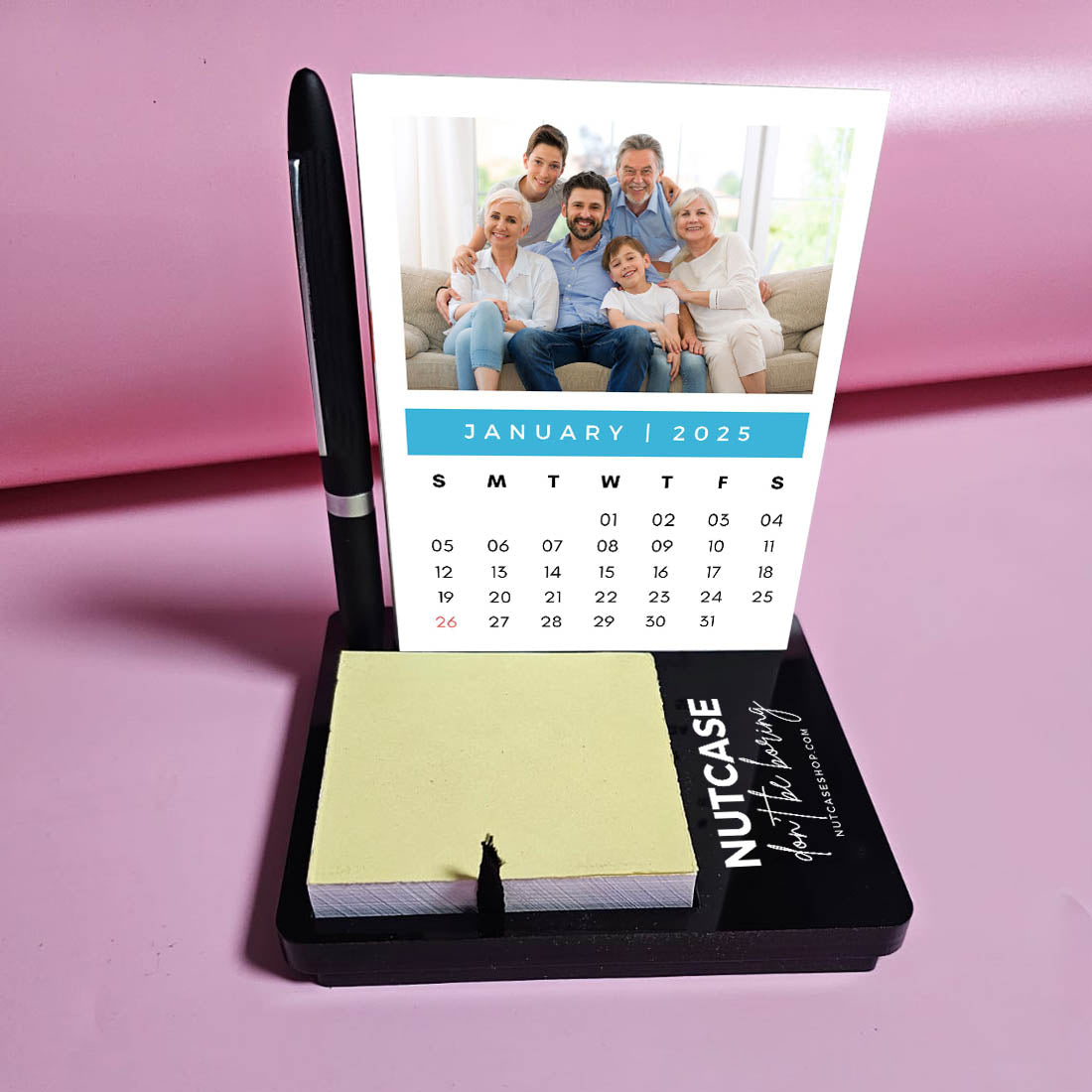 Calendar on Desk with Pen Stand - Custom Tabletop Space Saver – Nutcase