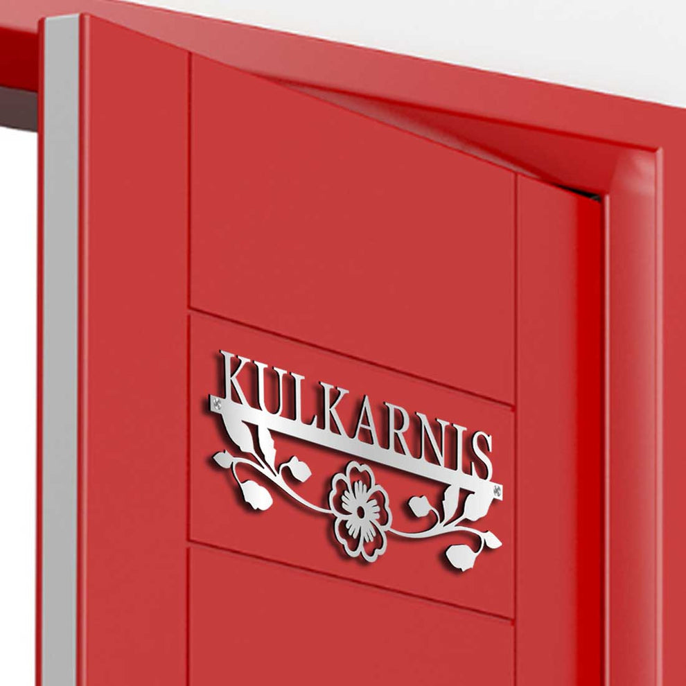 Laser Cutting Stainless Steel Name Plate Board for Home | Nutcase India