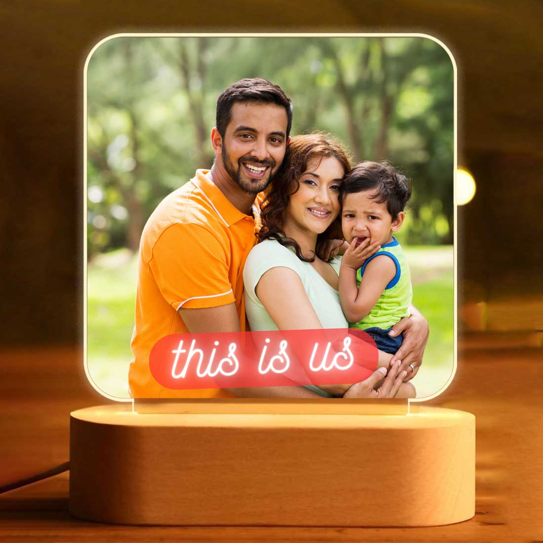Light Photo Lamp Family Picture Frame – Nutcase