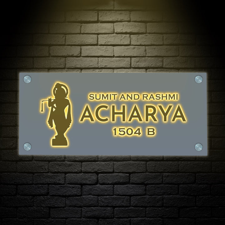 Light Name Plate-LED Nameplates for Home – Nutcase