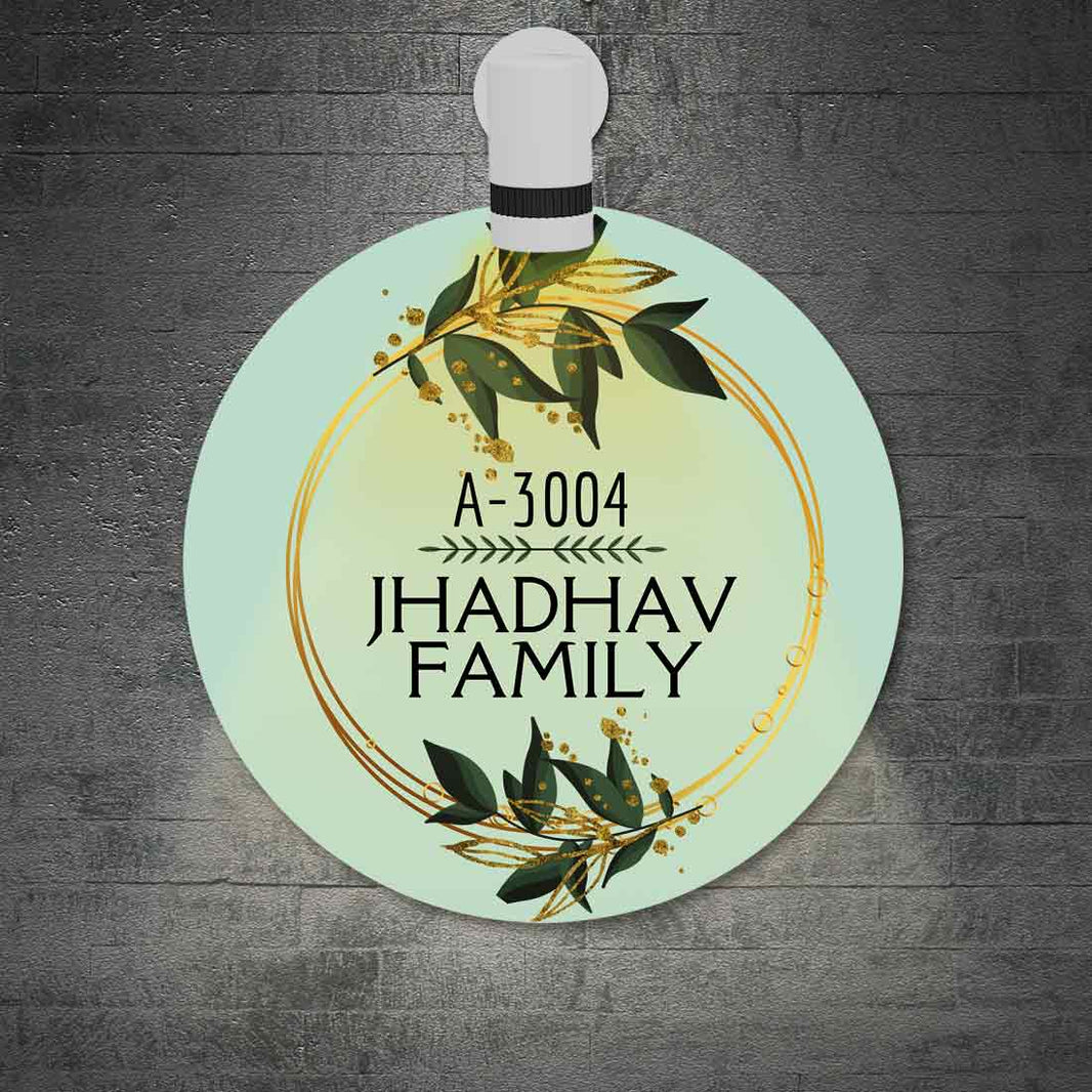 Round Name Board for House – Nutcase