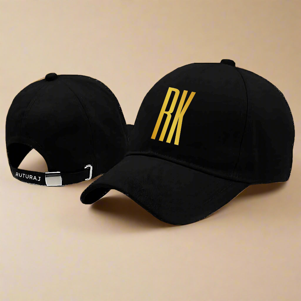 Name on Cap Customized Black Cap | Nutcase India