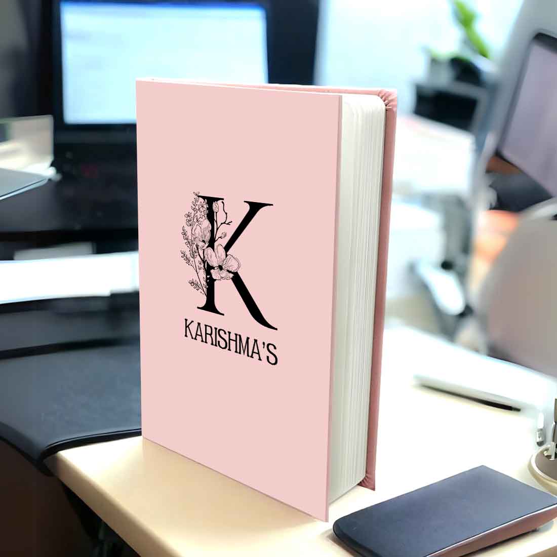 Personalised Diary with Name, Initial A5 Size | Nutcase India
