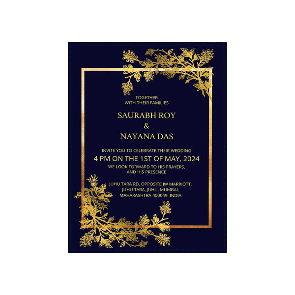 Custom Unique Wedding Card Design - Create Invitation Card for Wedding ...