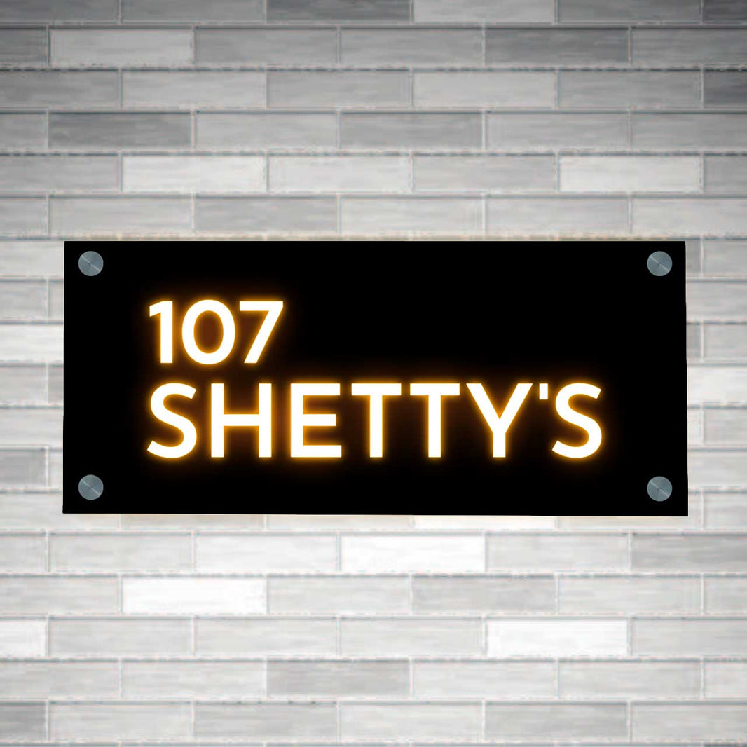 Light Name Plate-LED Nameplates for Home – Nutcase