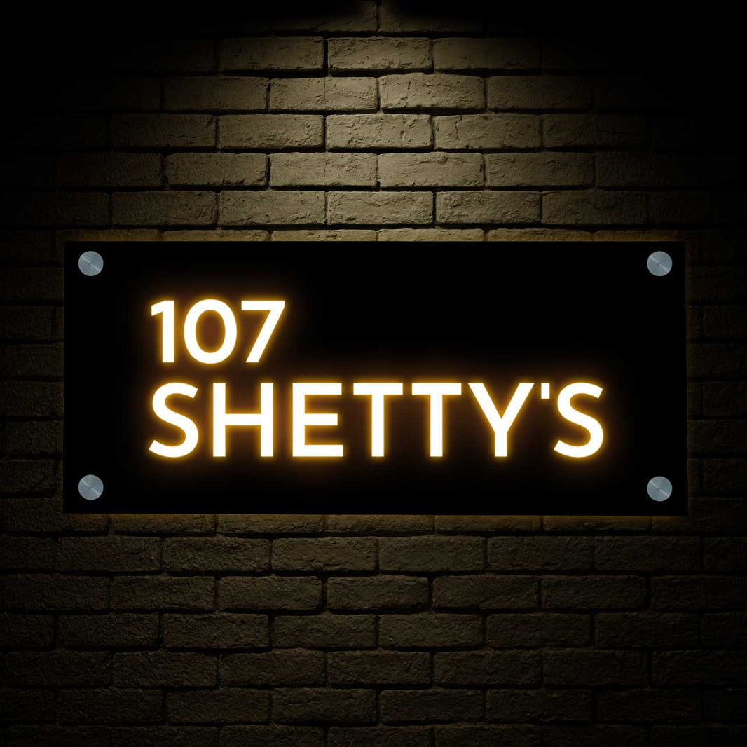 Light Name Plate-LED Nameplates for Home – Nutcase