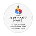 Company Name Board Office Nameplate Round – Nutcase
