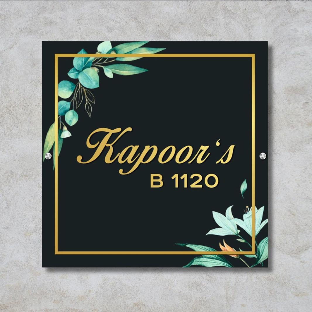 Personalized Name Plate Designs for your Home, Office & Main Gate | Nutcase