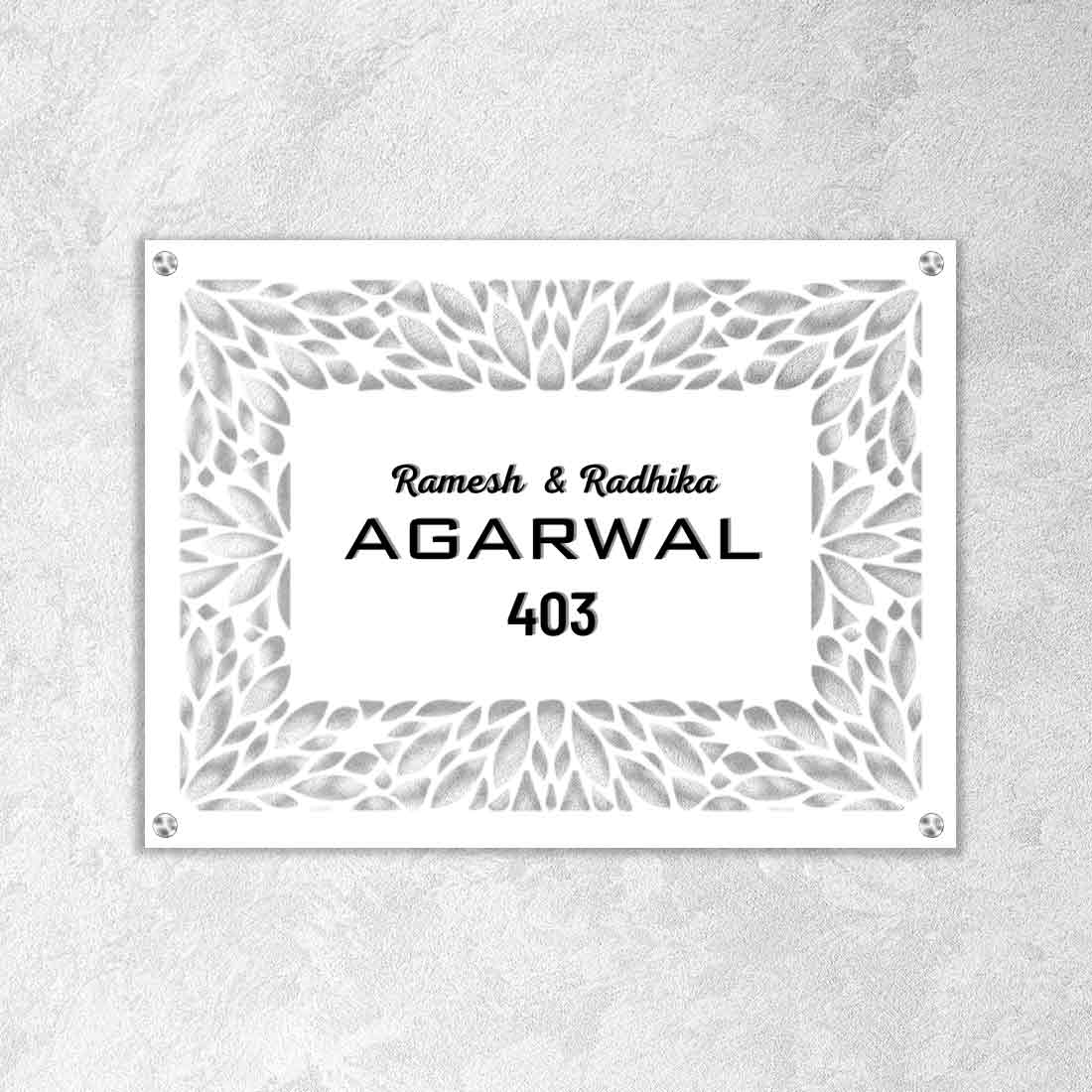 Personalized Name Plate Designs for your Home, Office & Main Gate | Nutcase