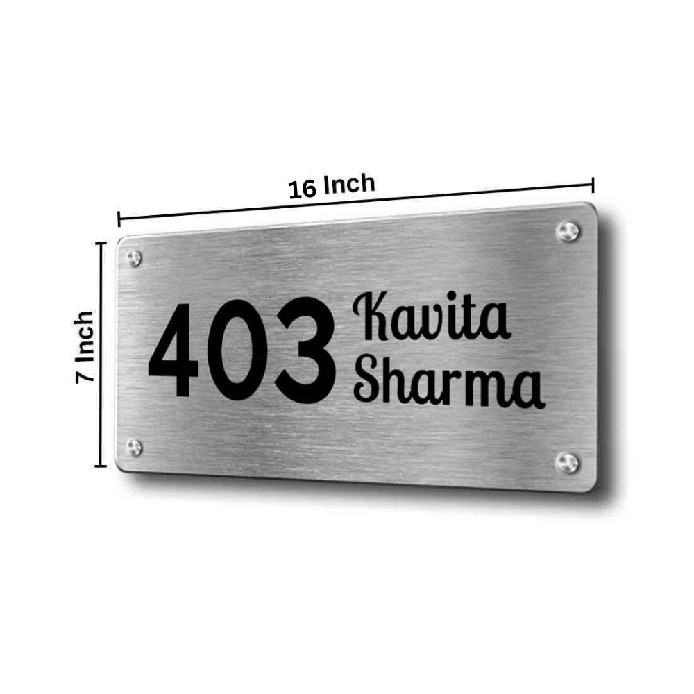 Customized Small Metal Name Plates for Office Online at Nutcase