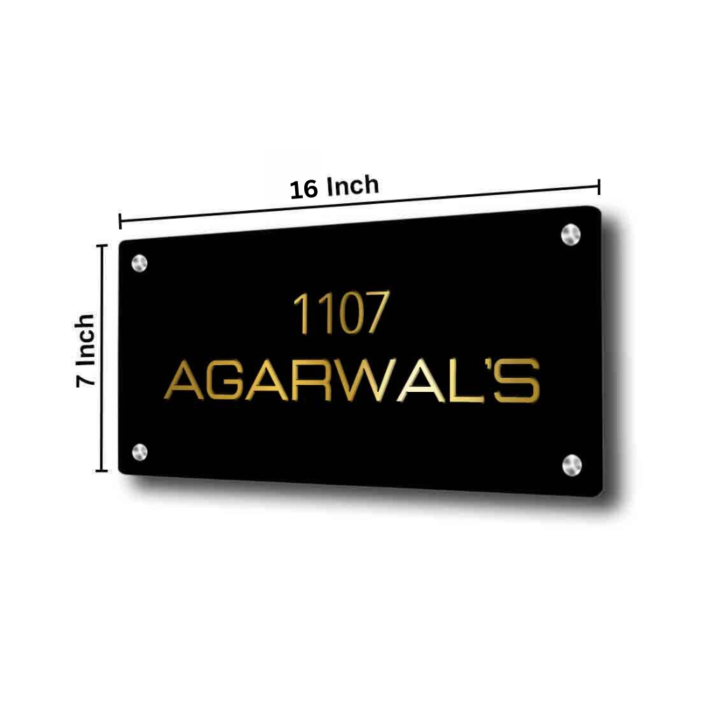 Customized Metal Name Plaques Online at Nutcase - India