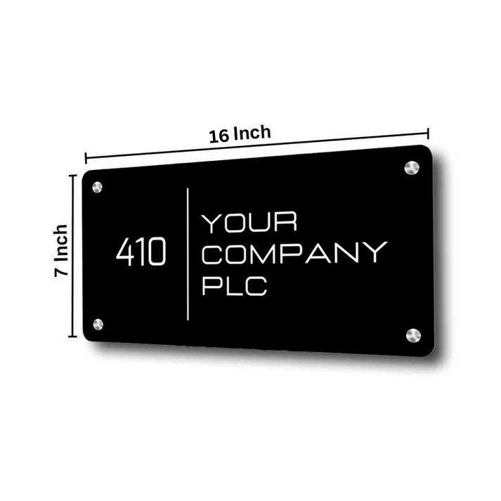 Personalized Small Metal Name Plates Office | Nutcase