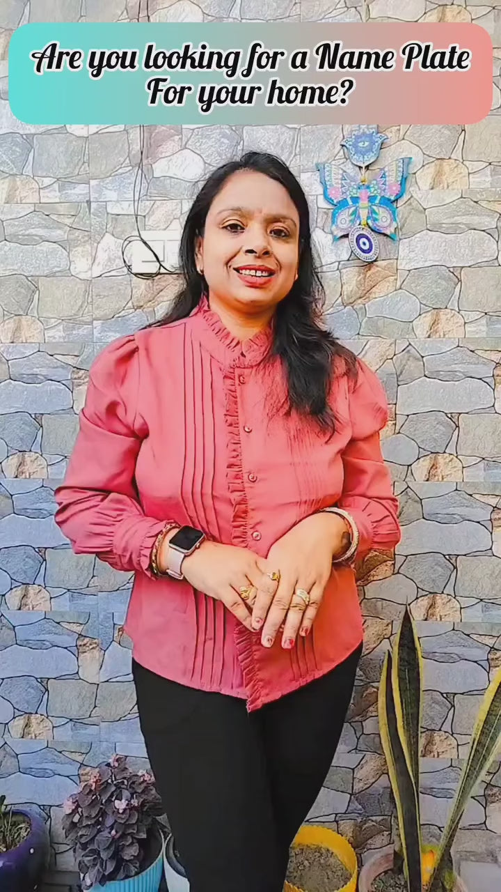 Light Name Plate-LED Nameplates for Home – Nutcase