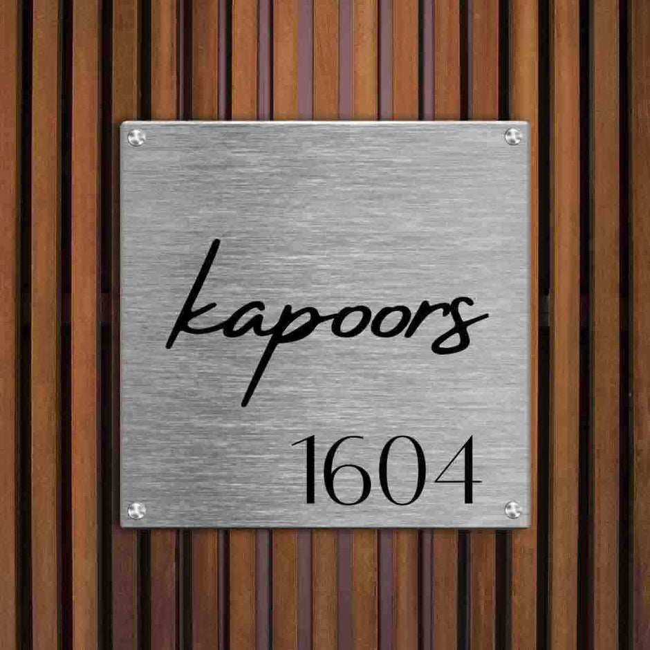 Personalized Name Plate Designs for your Home, Office & Main Gate | Nutcase