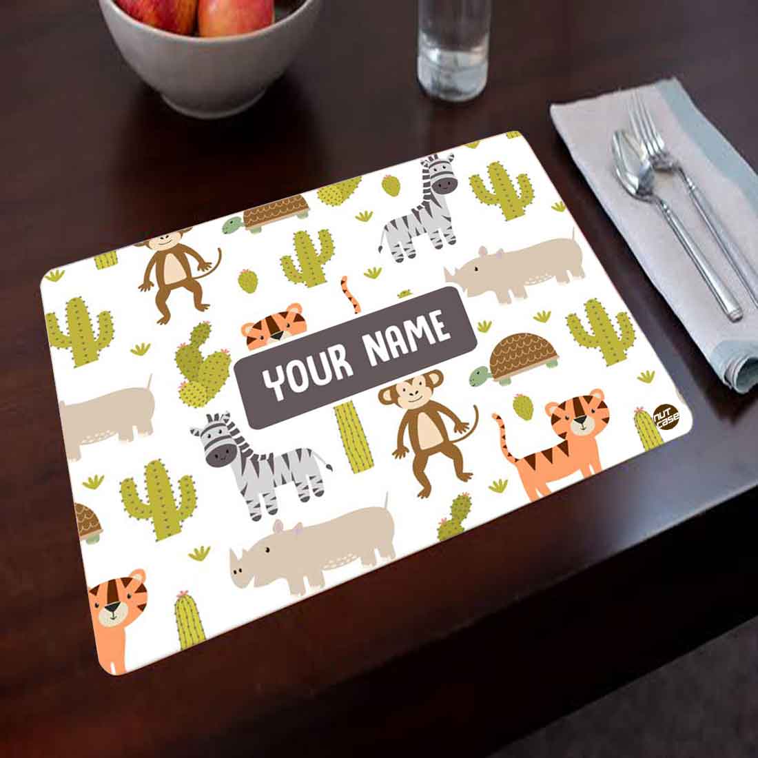 Custom Table Mat jungle Safari Theme Return Gift for Kids – Nutcase