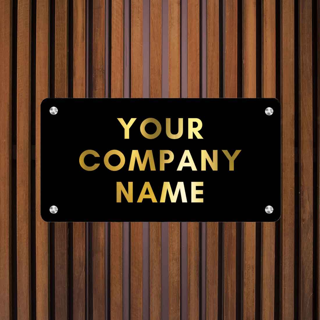 Personalized Stainless Steel Name Plates for Office | at Nutcase