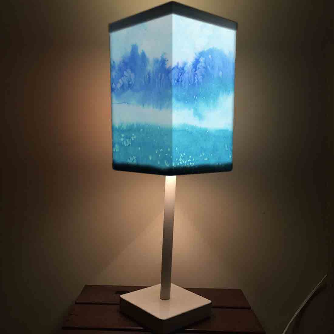 Buy Blue Shade Cool Bedside Lamps for Living Room Online – Nutcase