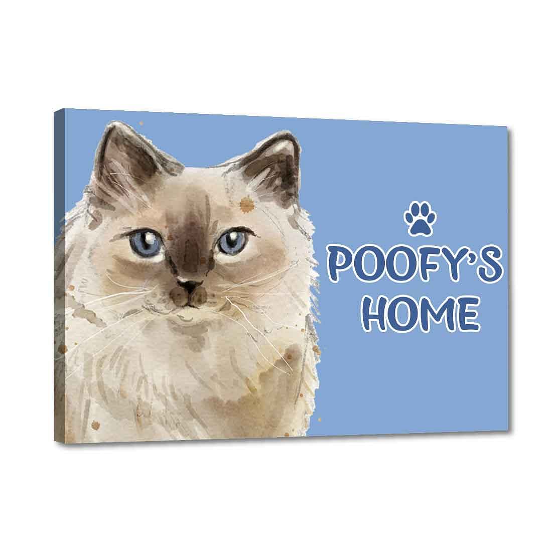 Buy personalised cat door sign Online in India at Nutcaseshop.com