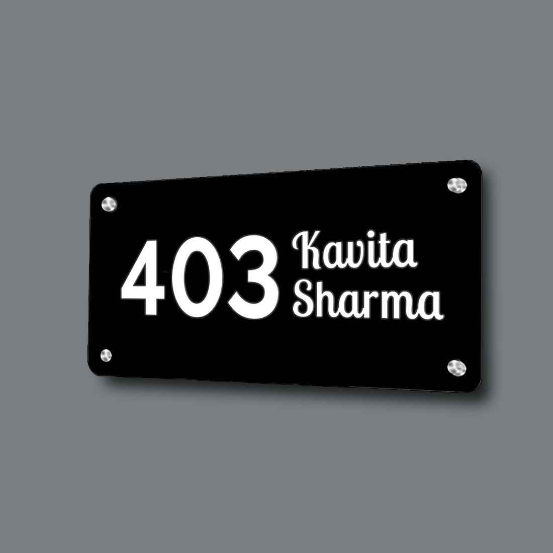 Customized Small Metal Name Plates for Office Online at Nutcase