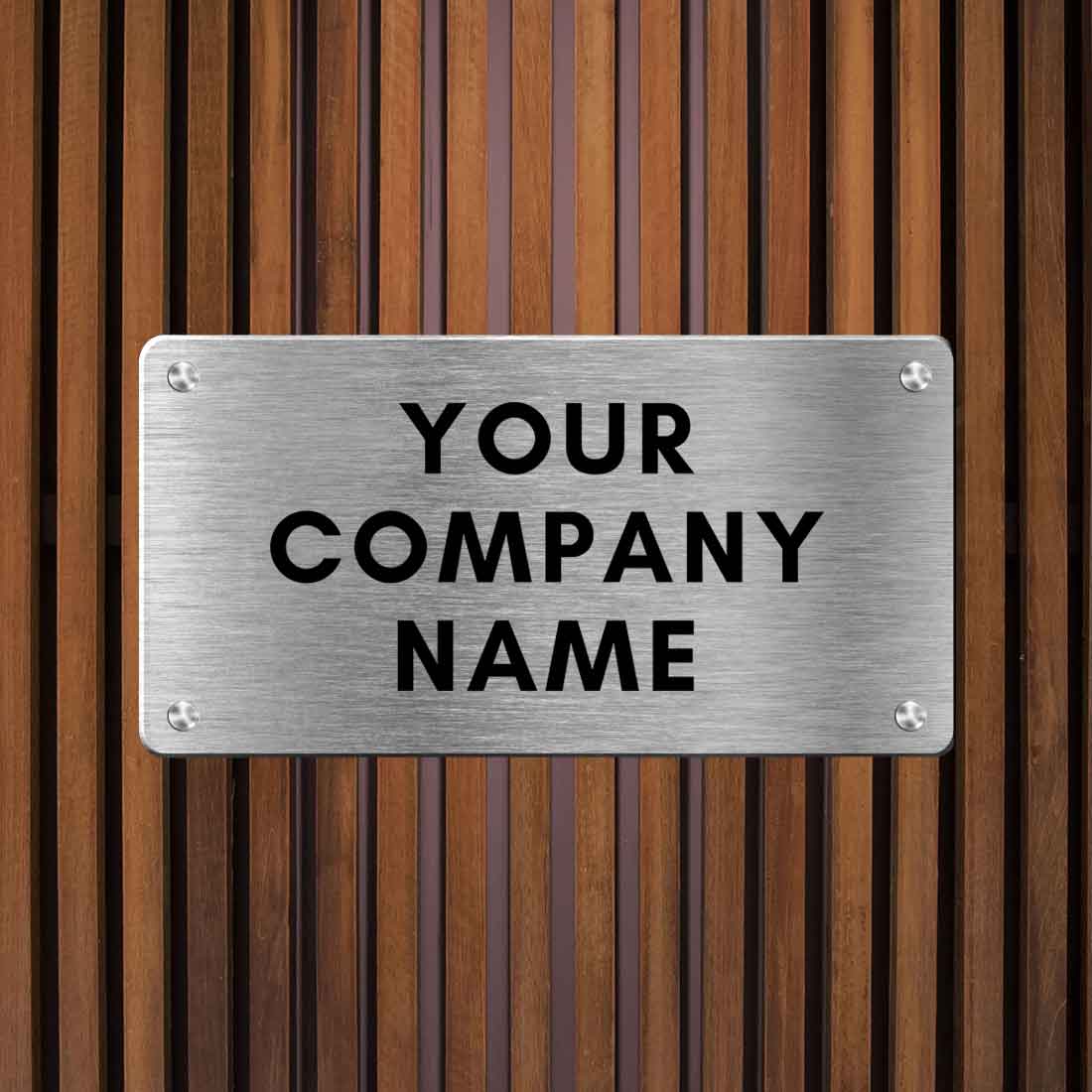 Engraved Stainless Steel Name Plates Online In India | Nutcase