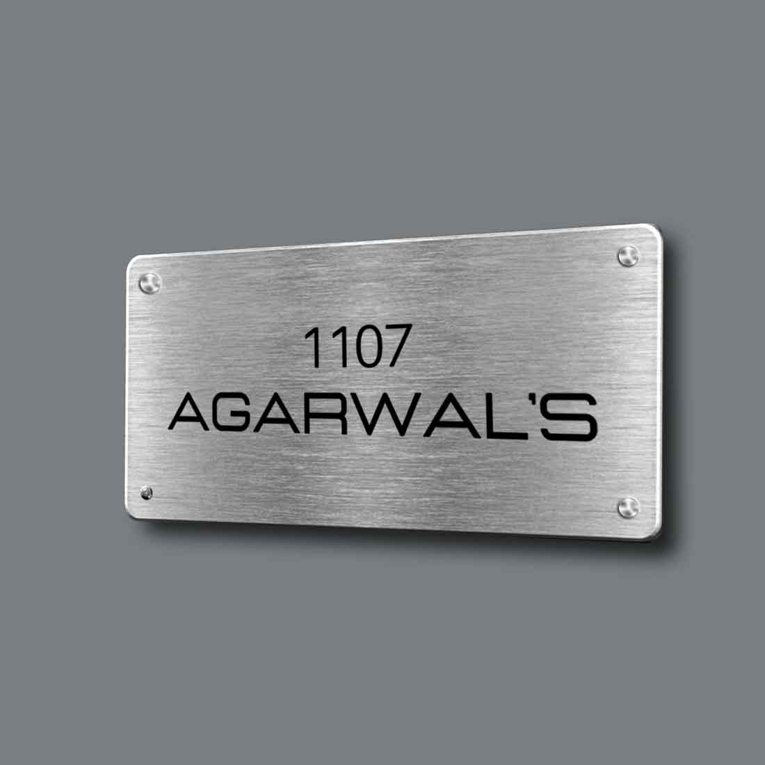 Customized Metal Name Plaques Online Nutcase India