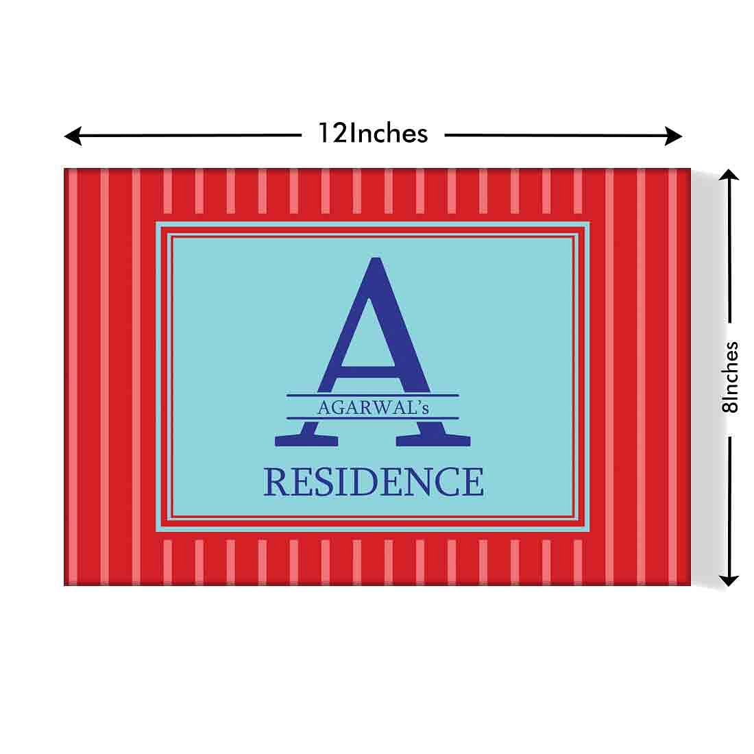Personalised Name Board Design for Home Online in India – Nutcase