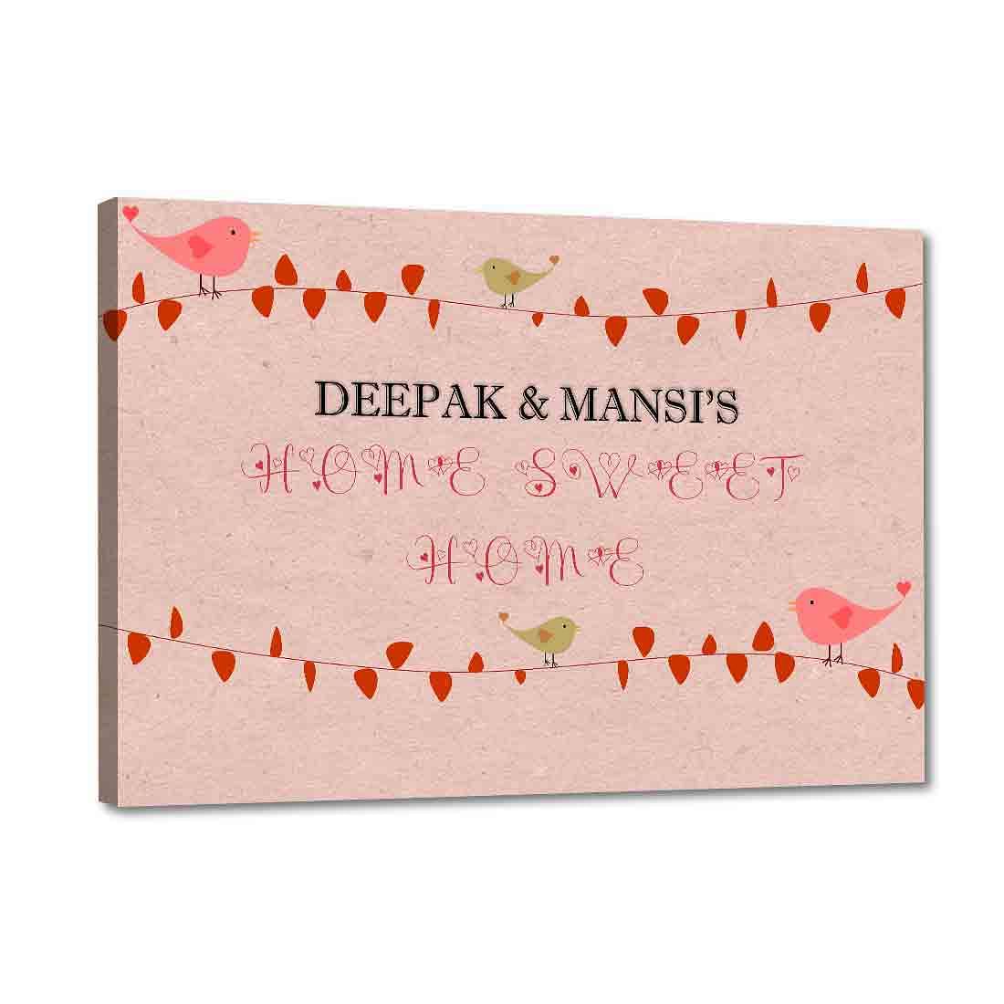 Shop Cute Personalized Name Plate for House Door Online – Nutcase