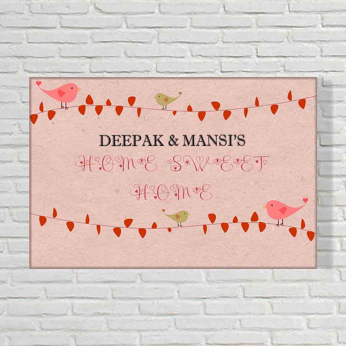 Shop Cute Personalized Name Plate for House Door Online – Nutcase