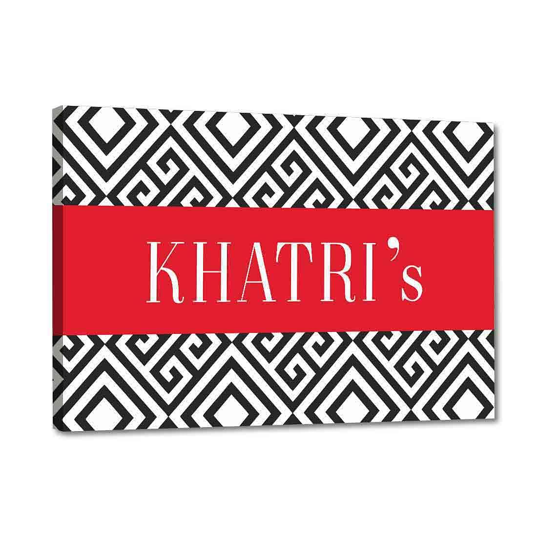Shop Classy Custom Made Door Name Plate Online in India – Nutcase