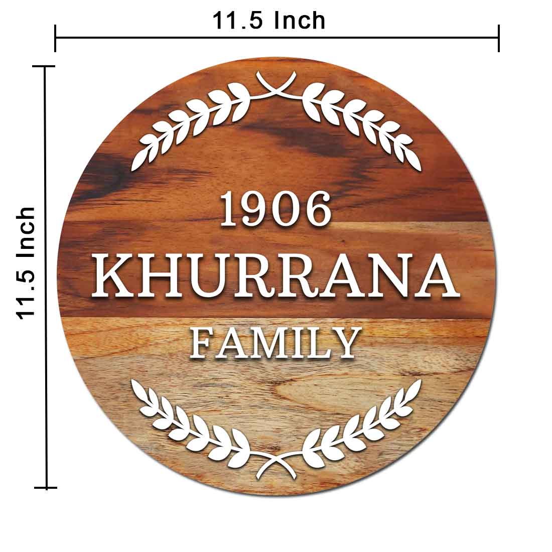 Get Customized Wooden Nameplate for Home Outdoor Online – Nutcase