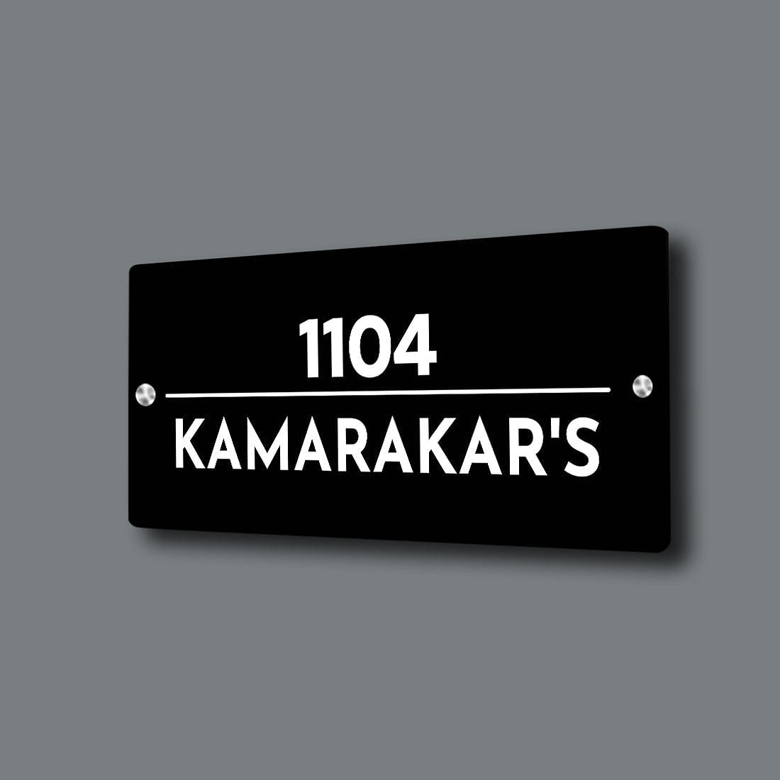 Acrylic Name Plates for Home Acrelic Nameplate – Nutcase