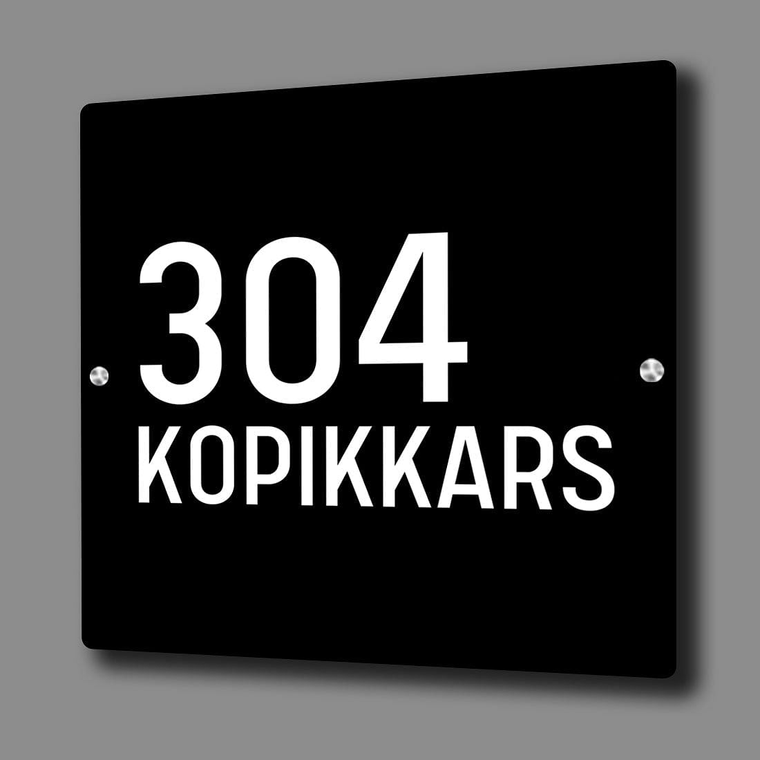 Custom Name Board for House Office Flats – Nutcase