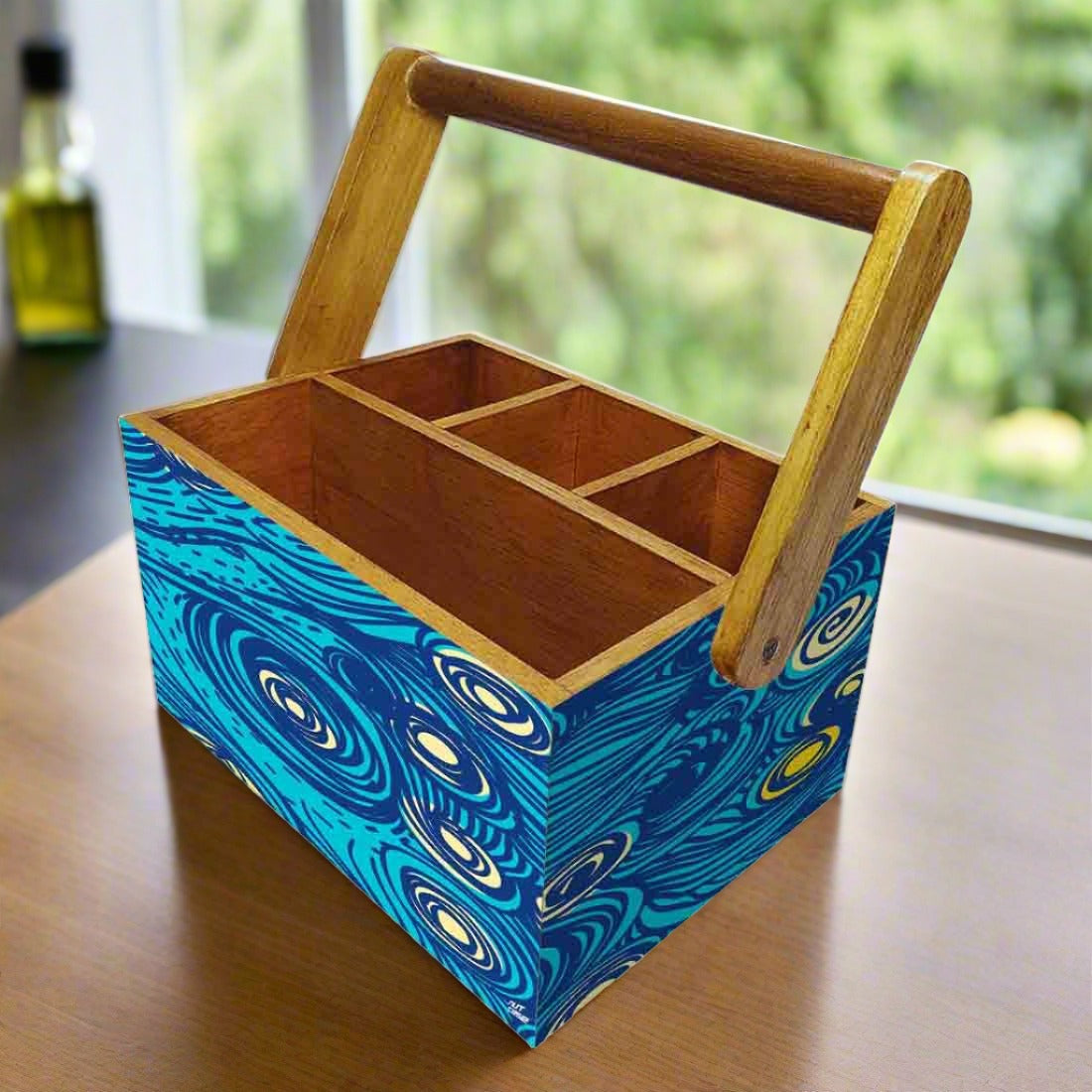 Spoon and Fork Holder With Handle for Kitchen Organizer – Nutcase