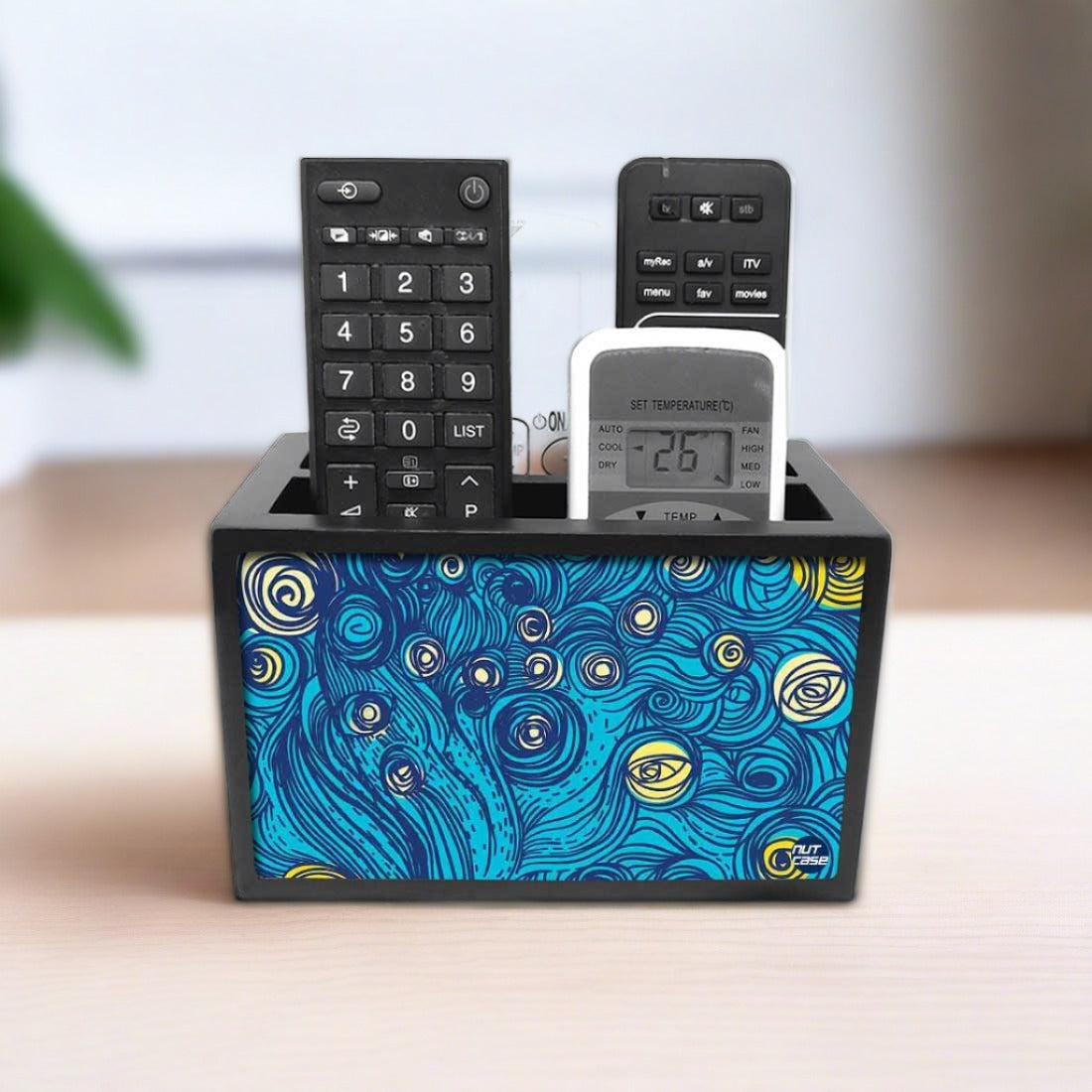 Remote Control Stand Holder Caddy TV AC remotes Organizer – Nutcase