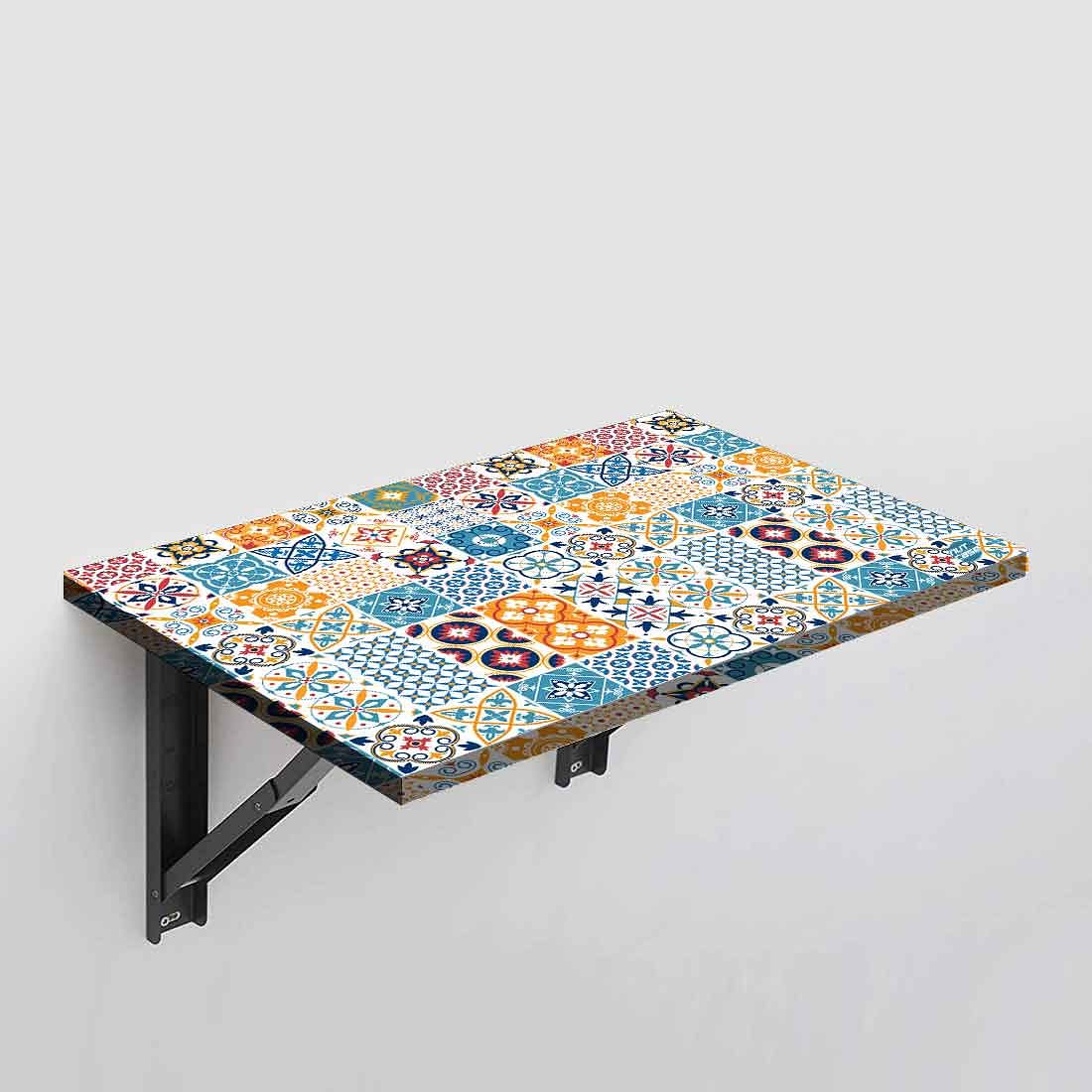Get Wall Mounted Modern Work Table - Spanish Tile Style Online India ...