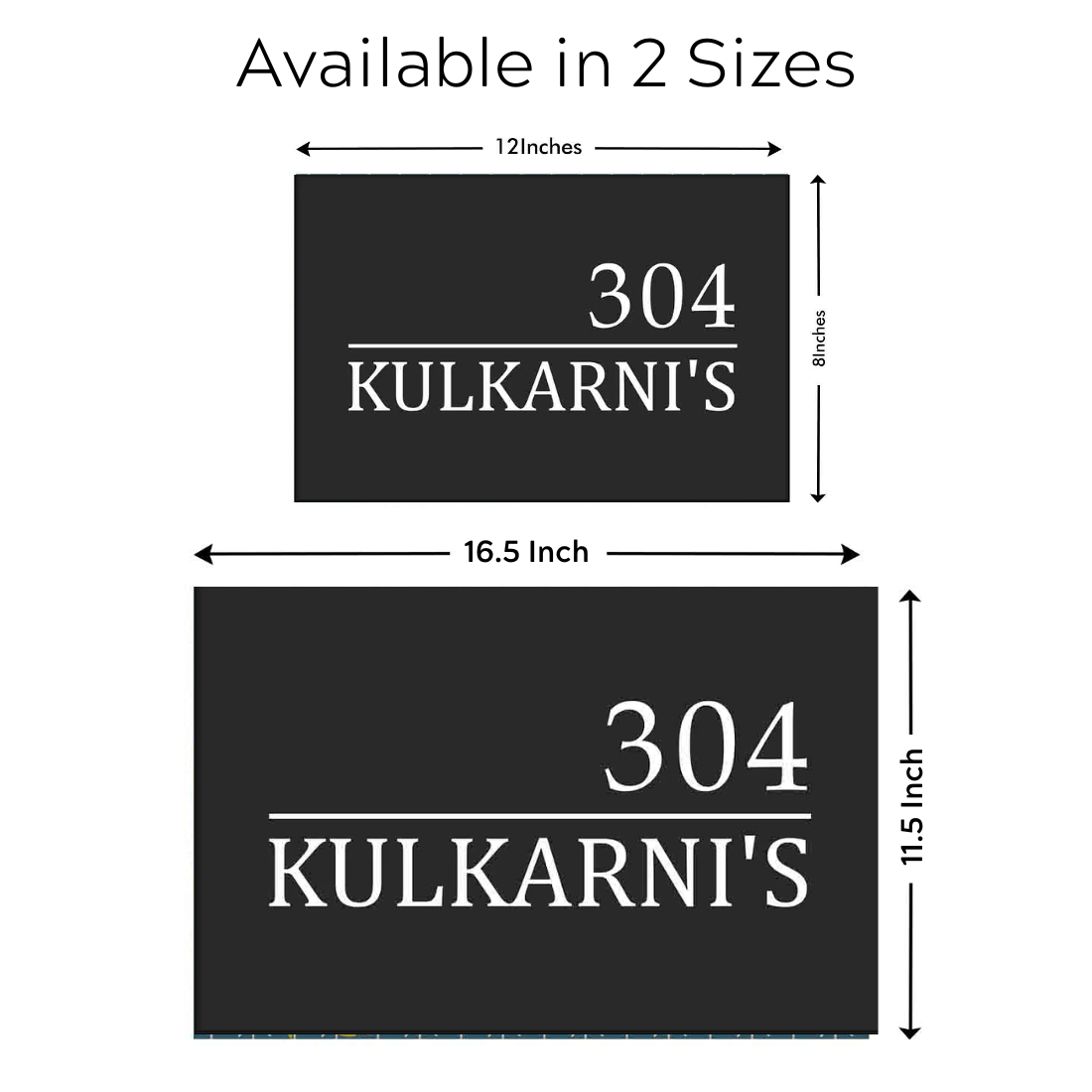 Unique Name Plate Designs for Flats & Homes Online | Nutcase
